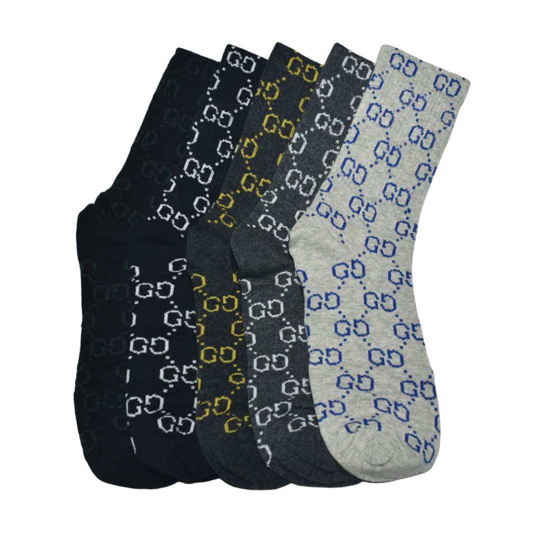 Buy Gucci logo Print Crew Premium Quality Socks Online Vogue Mine