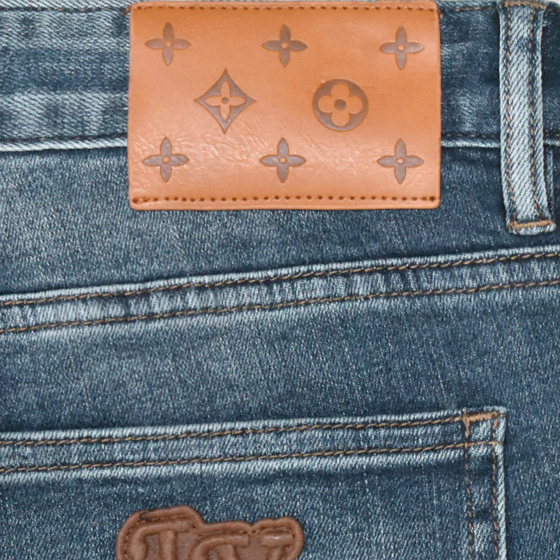 Buy Louis Vuitton Blue Premium Quality Denim Jeans - Vogue Mine