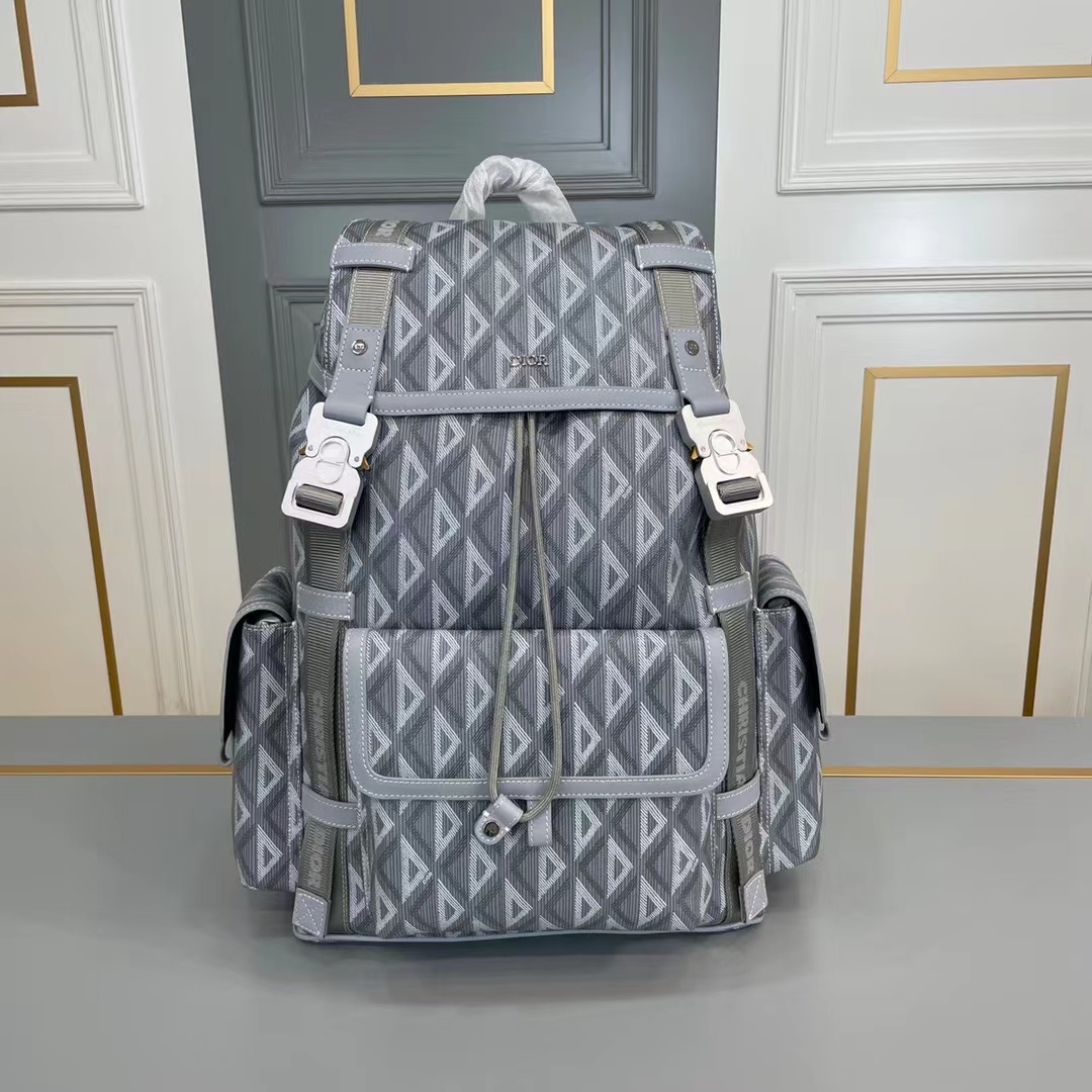 Dior Grey Premium Saddle Bag | Voguemine