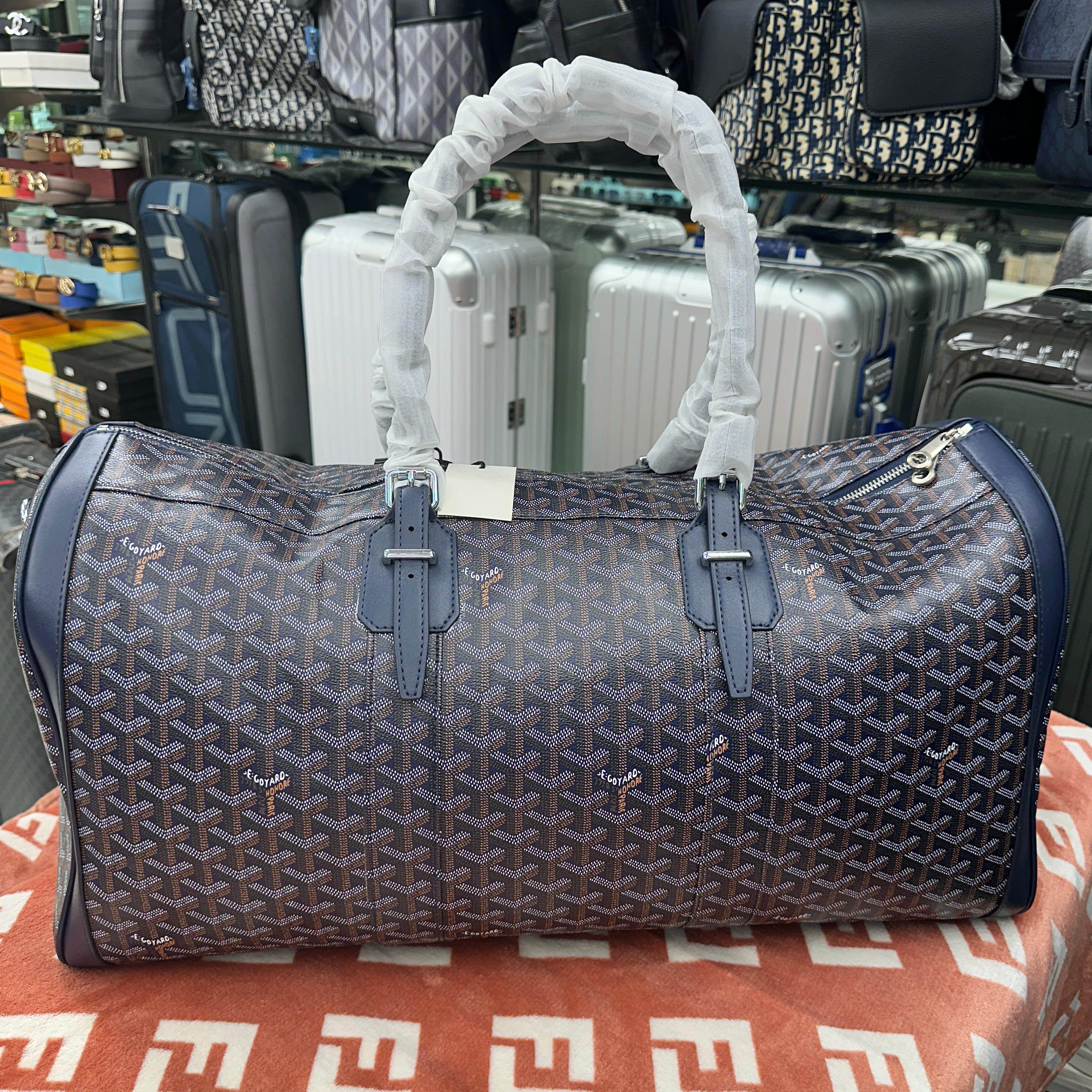 Goyard Boeing 55 Blue Duffle Bag | Voguemine-1-1-1