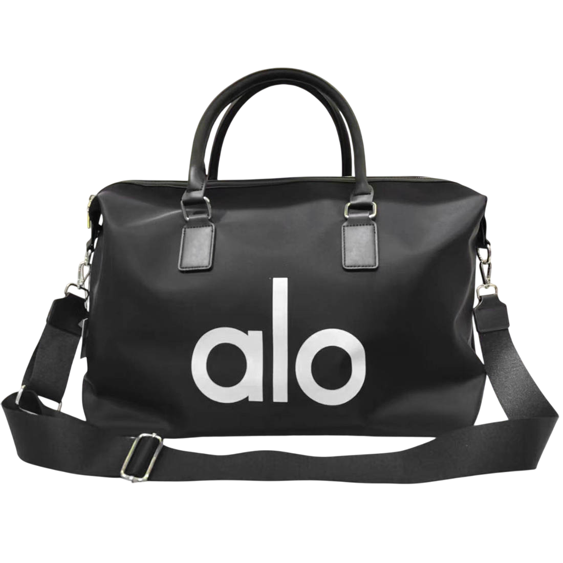 Buy Alo Yoga Traverse Black Duffle Bag Online - Vogue Mine