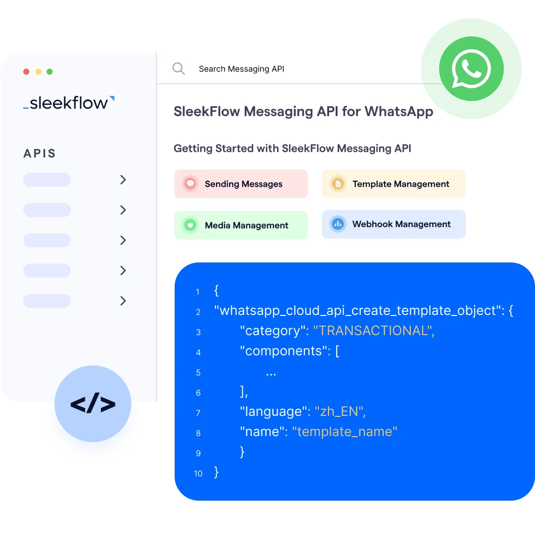 Messaging API for WhatsApp | SleekFlow Messaging API for WhatsApp | SleekFlow