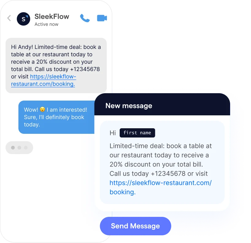Facebook Messenger für Kampagnen und Verkauf | SleekFlow