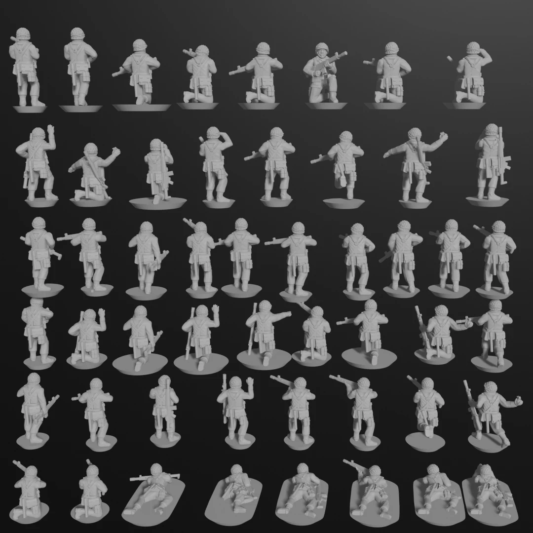 10/15mm West German Panzergrenadiers (1980s) with G3A4s, MG3s, 84mm ...