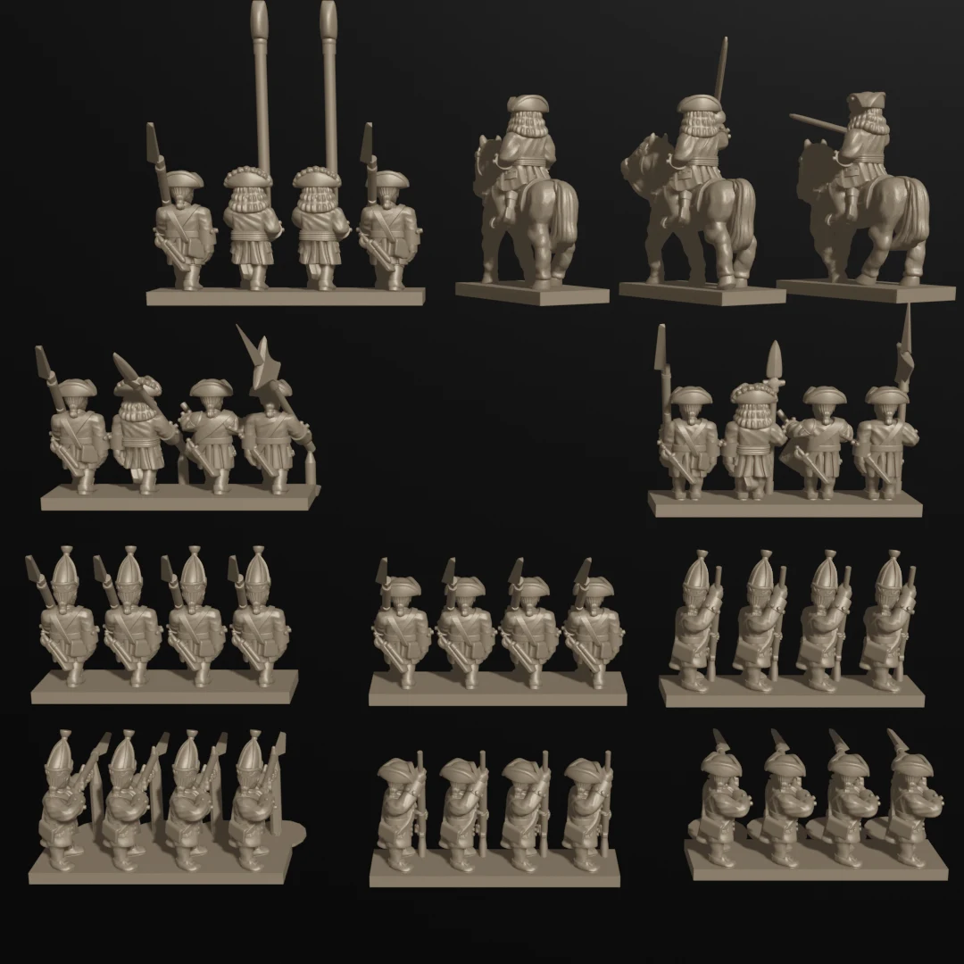 6-15mm WSS Early "Marlburian" Infantry WSS-3
