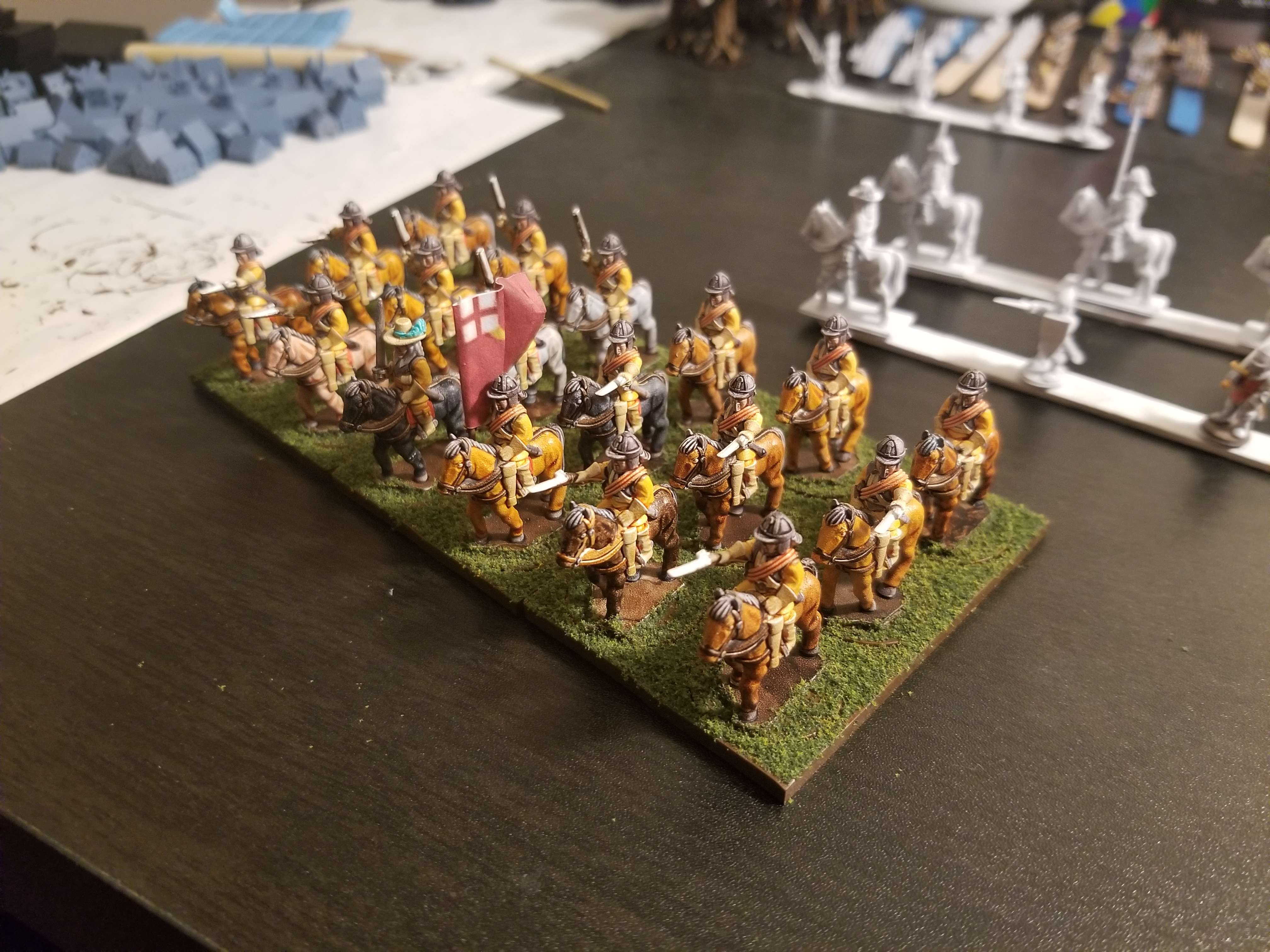 6-15mm 17th Century Pike & Shotte English Cavalry (ECW) & Blender File ...