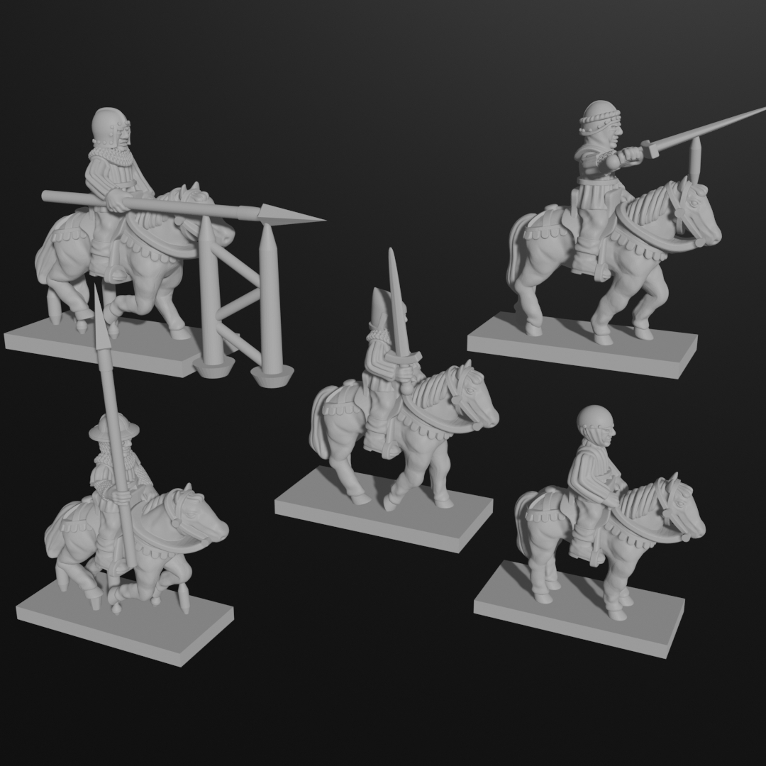 6-15mm Medieval Hobilars (5 Poses) HYW-7