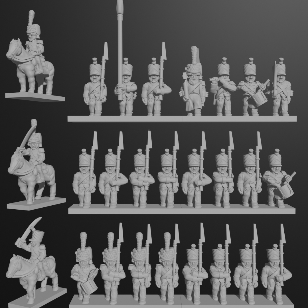 6-15mm Nassau Line Infantry (1808-15) NAP-NA-1