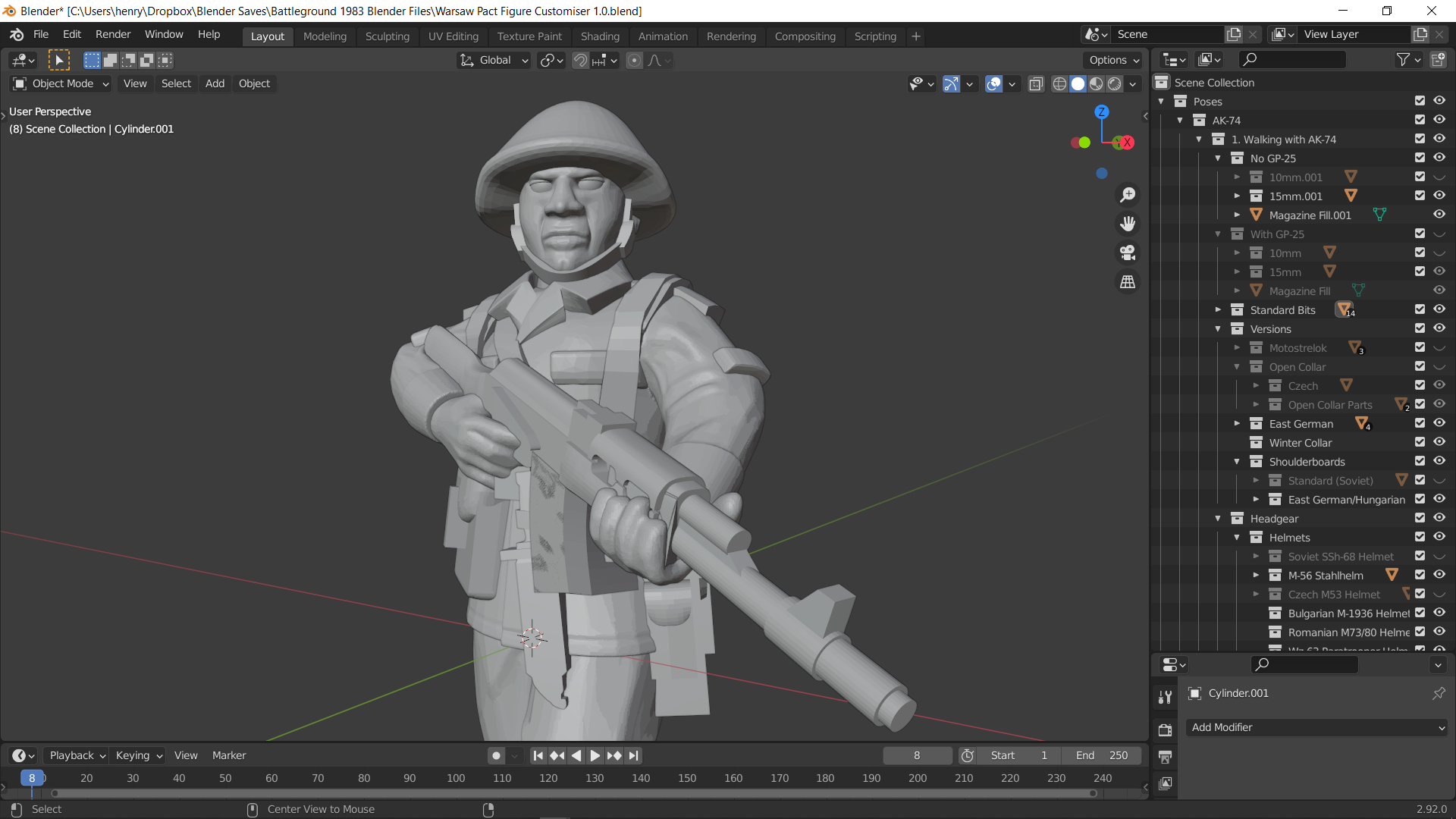 Battleground 1983: The Warsaw Pact Blender Files (with VDV Update) CW-4