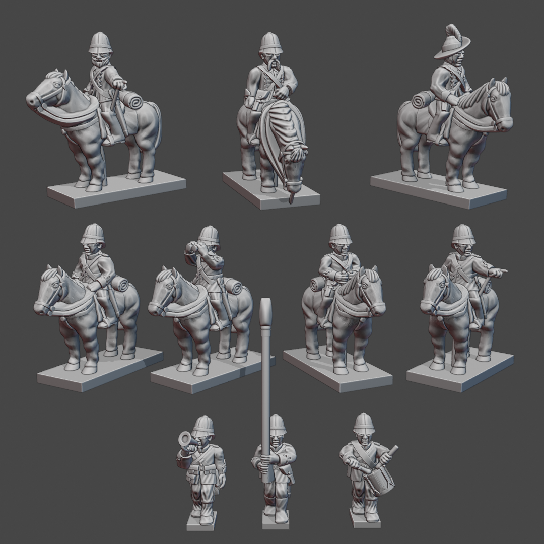 British Zulu War Command Figures & Personalities 1879 ZU-GB-4