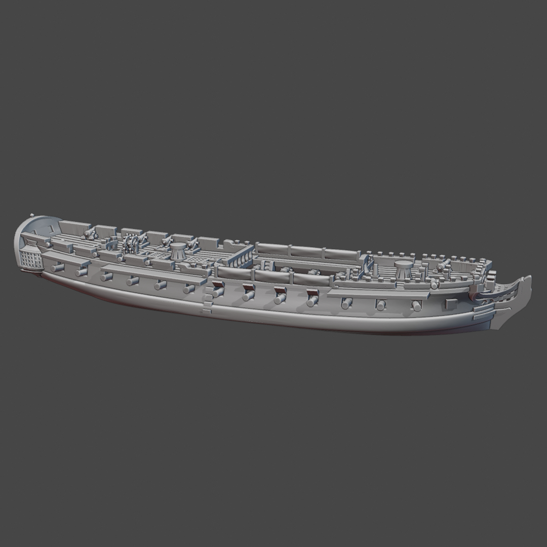 ES Spanish 5th rate Diana (34 guns) 1792-1822 AOA-ES-4