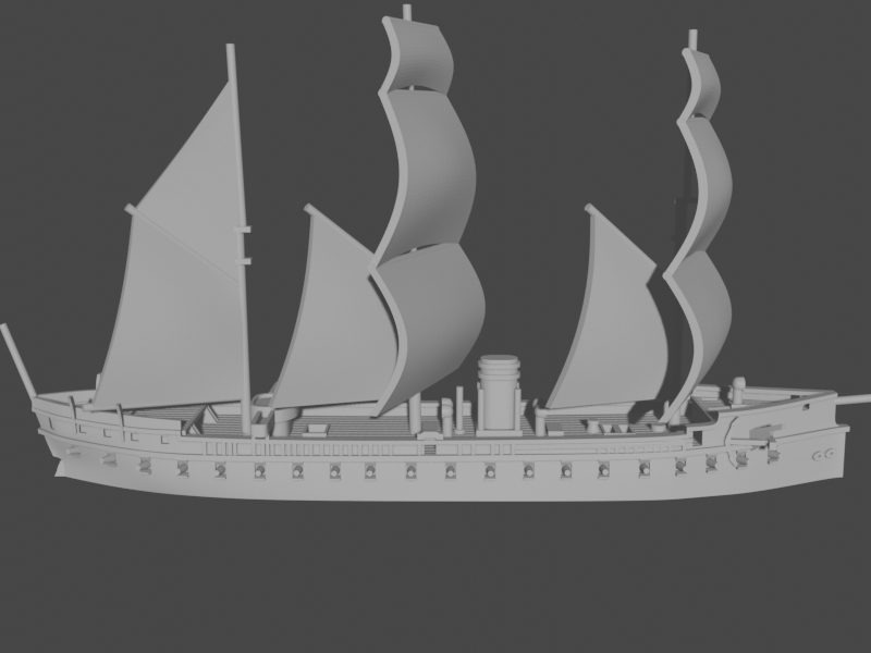 FR: Ironclad Gloire (1860) IC-FR-1