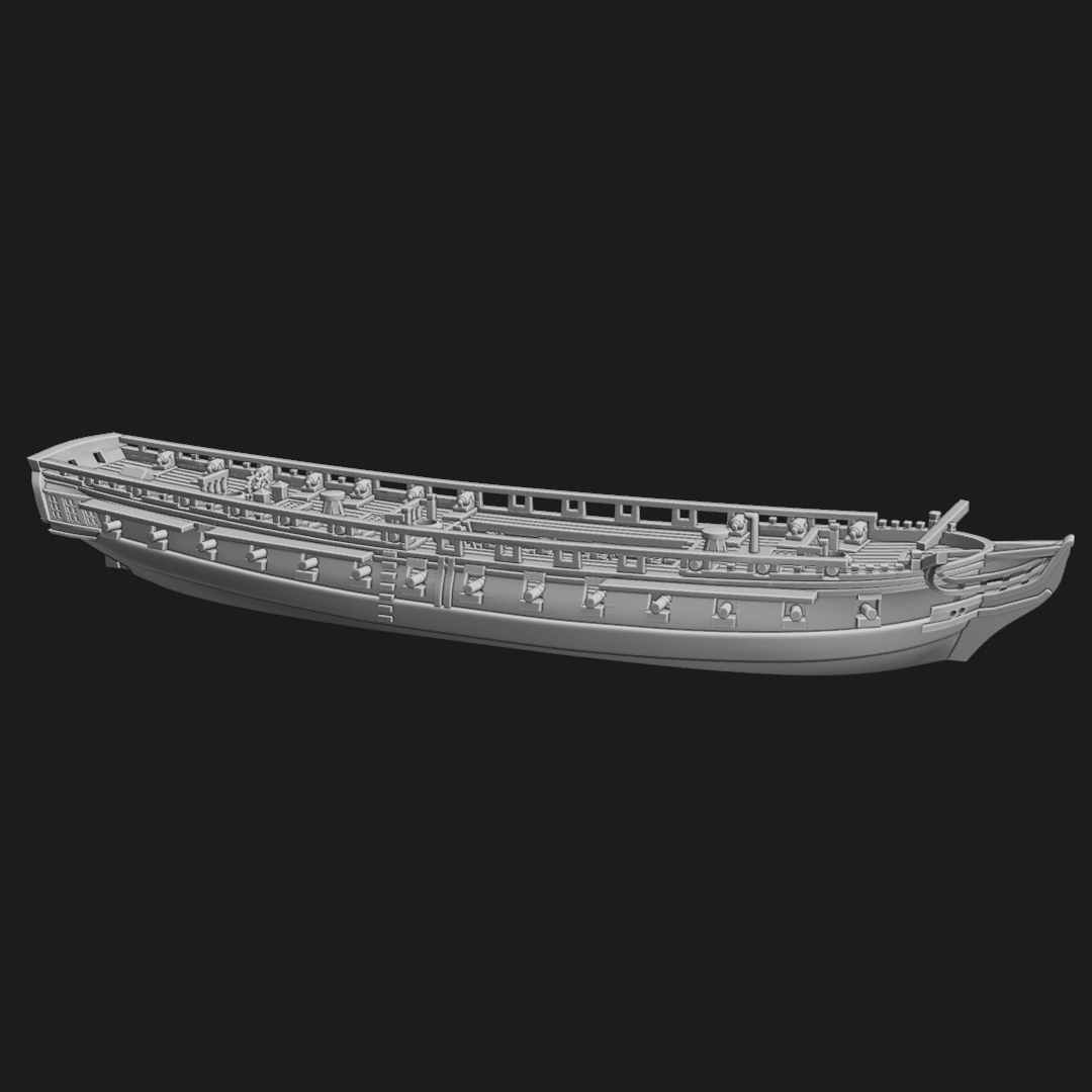 US 38-gun Frigates USS Constellation & Congress (38 guns), 1797-1853 ...
