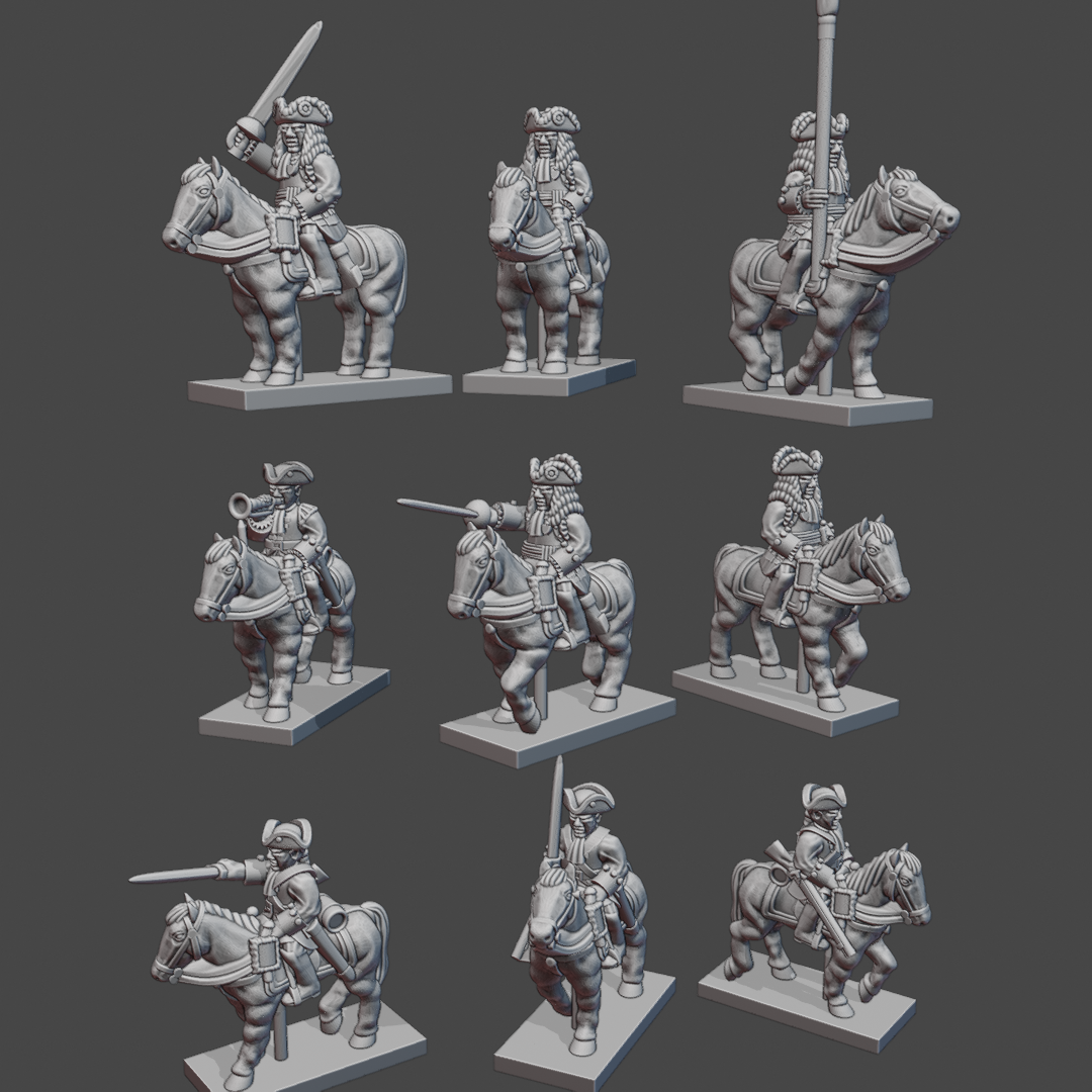 6-15mm WSS British Regiment of Horse WSS-GB-4