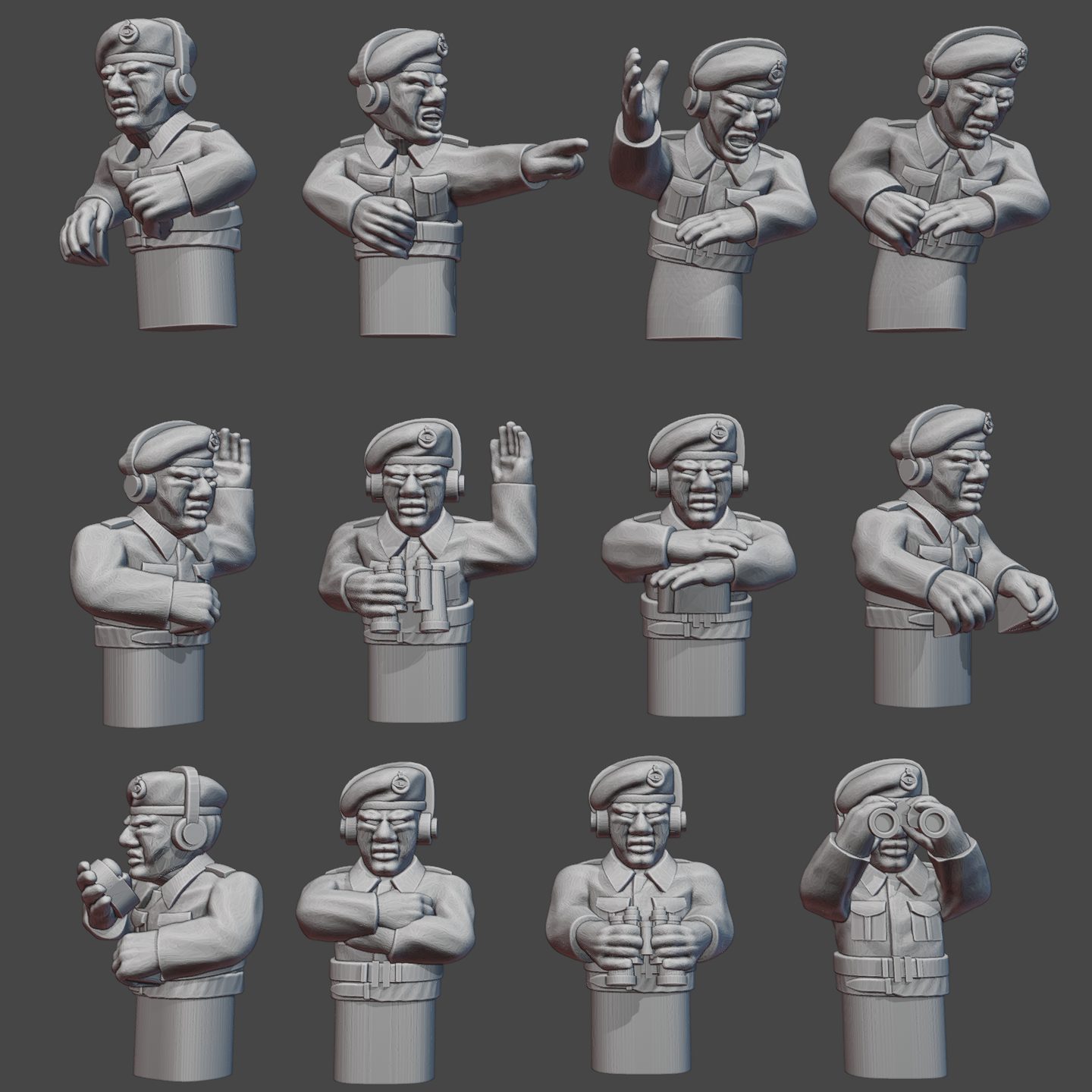 British WW2 Tank Commanders WWII-GB-11 (1939-45)