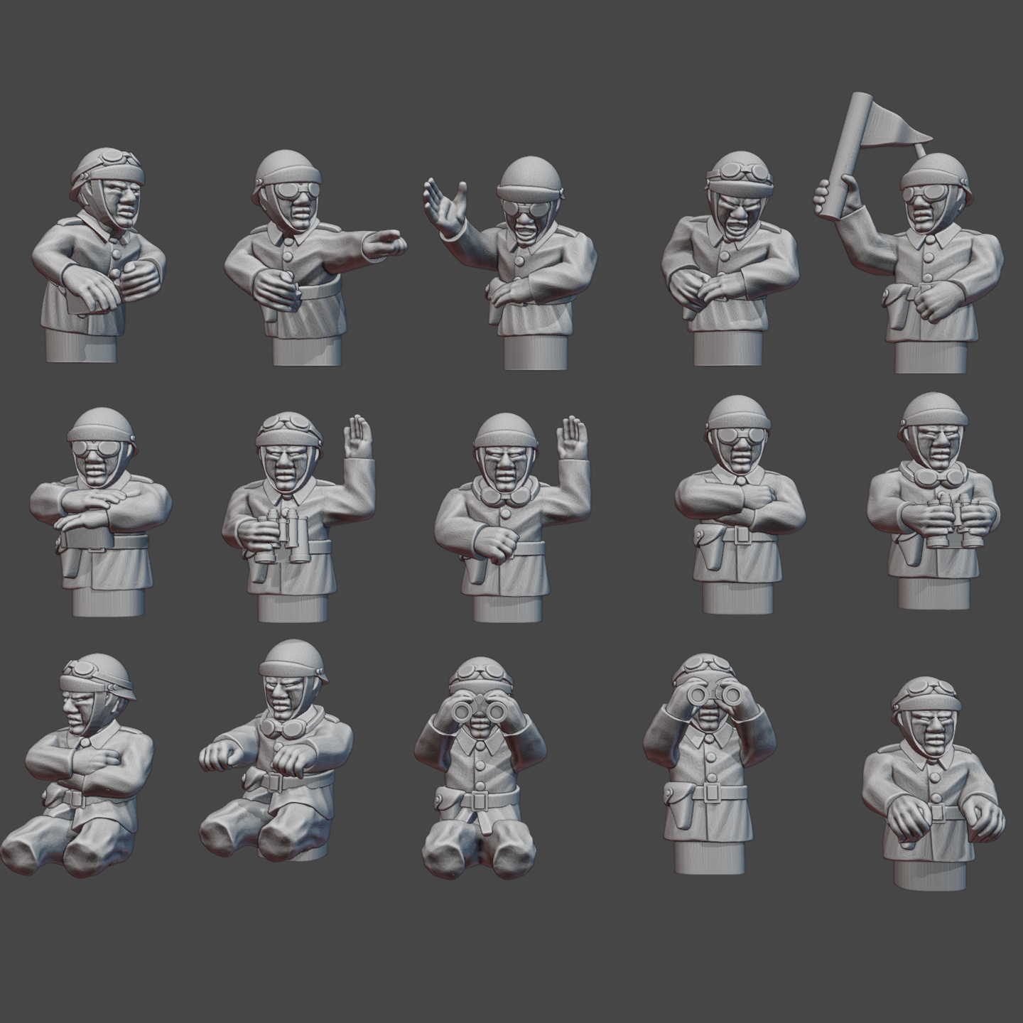 French WW2 Tank Commanders WWII-FR-16 (1939-40)