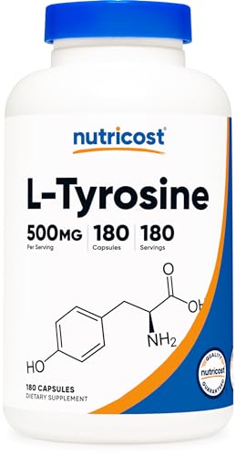Nutricost L-Tyrosine 500 mg – TrustScore® 7.9/10 | SuppCo