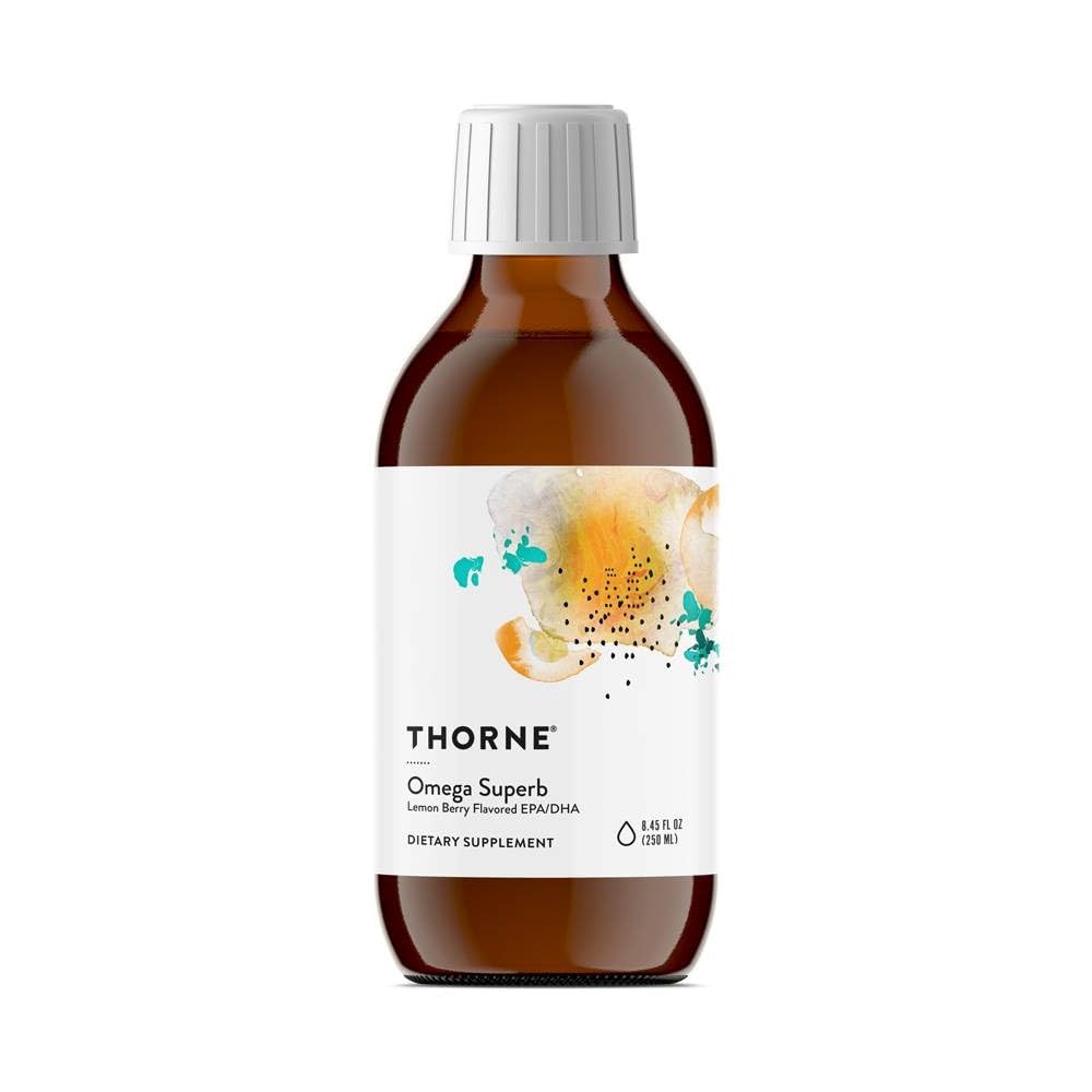 Thorne - Omega Superb Lemon Berry Flavored - SuppCo