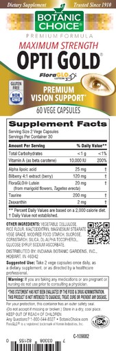 Botanic Choice - Maximum Strength Opti Gold - SuppCo