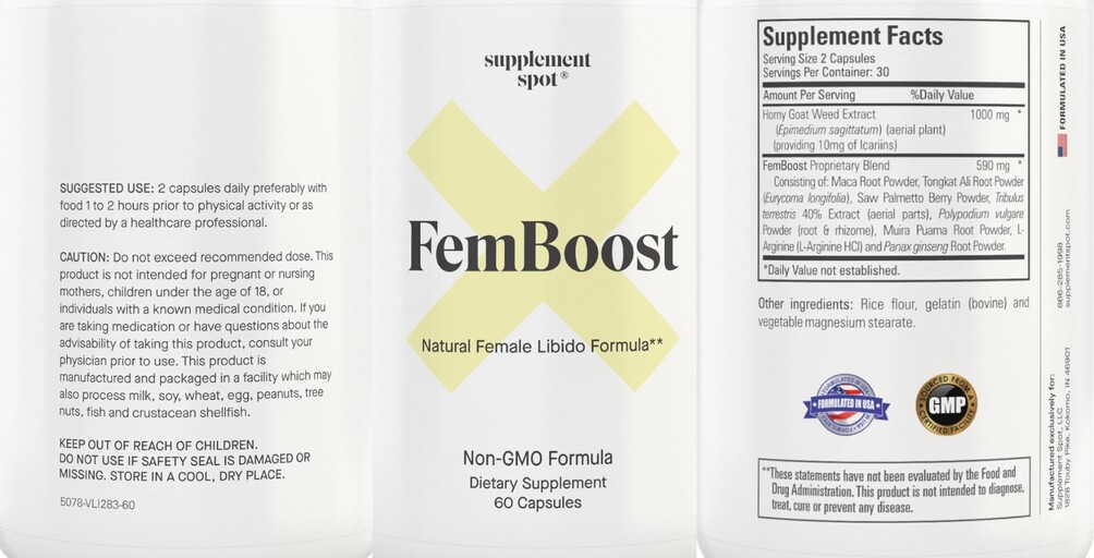 Supplement Spot - FemBoost - SuppCo