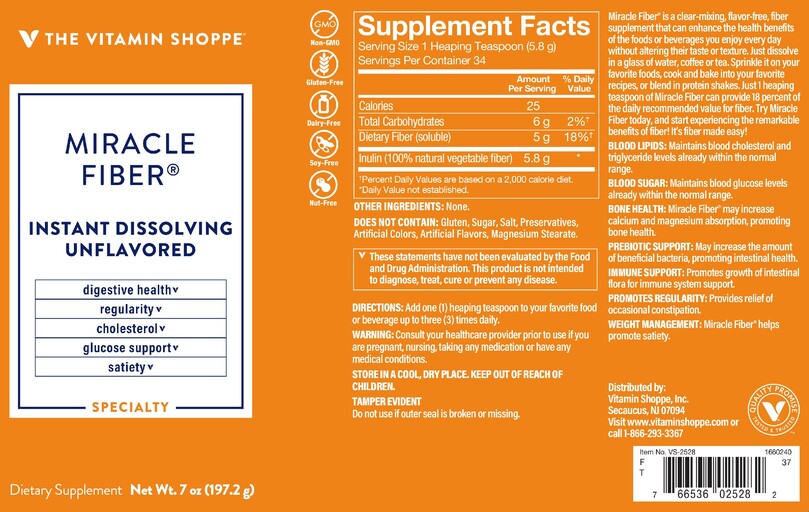 The Vitamin Shoppe - Miracle Fiber - SuppCo