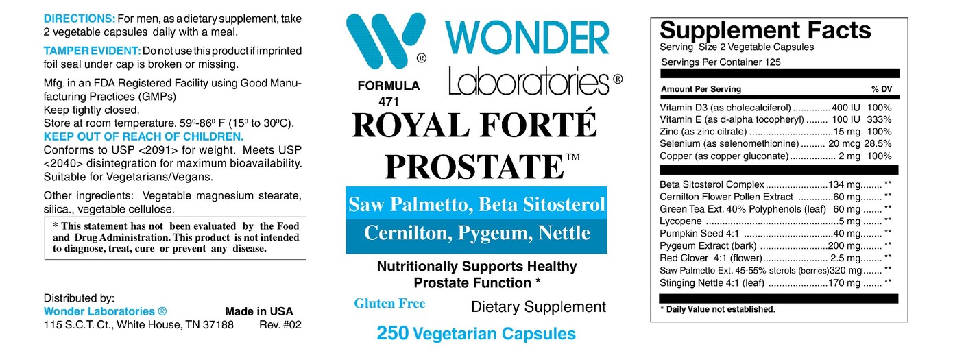 Wonder Labs - Royal Forte Prostate - SuppCo