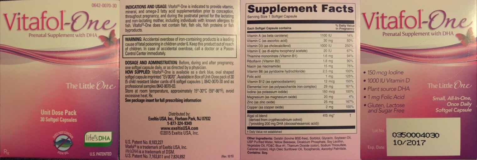 Exeltis USA - Vitafol-One - SuppCo