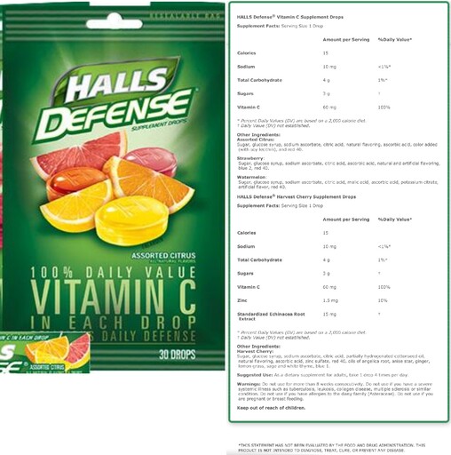Halls - Defense Assorted Citrus - SuppCo