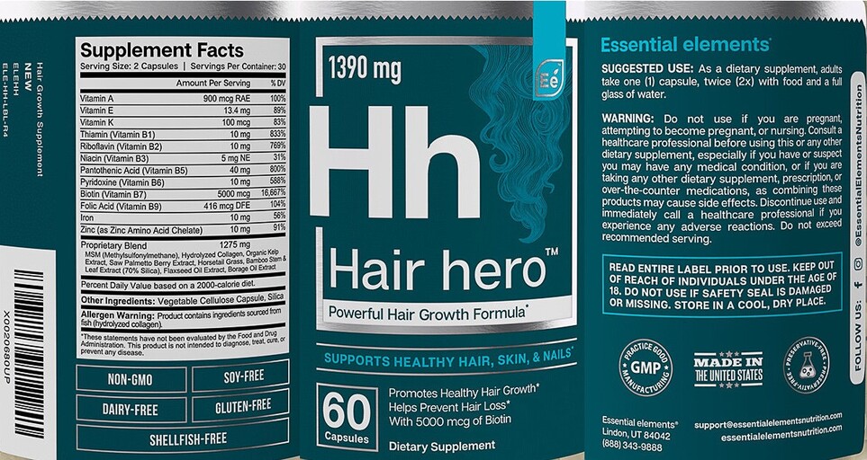 Ee Essential elements - Hair hero - SuppCo