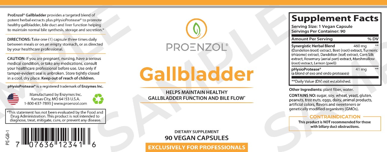 ProEnzol - Gallbladder - SuppCo