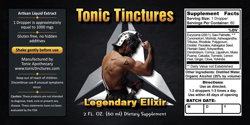 Tonic Tinctures - Legendary Elixir - SuppCo