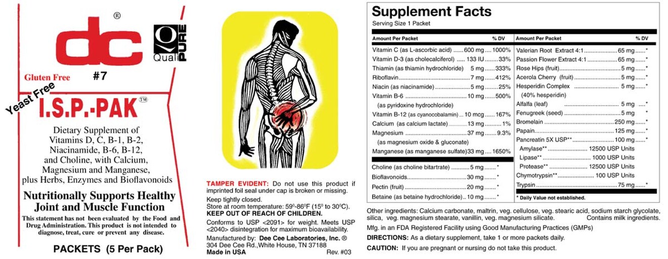 DC - I.S.P.-Pak - SuppCo