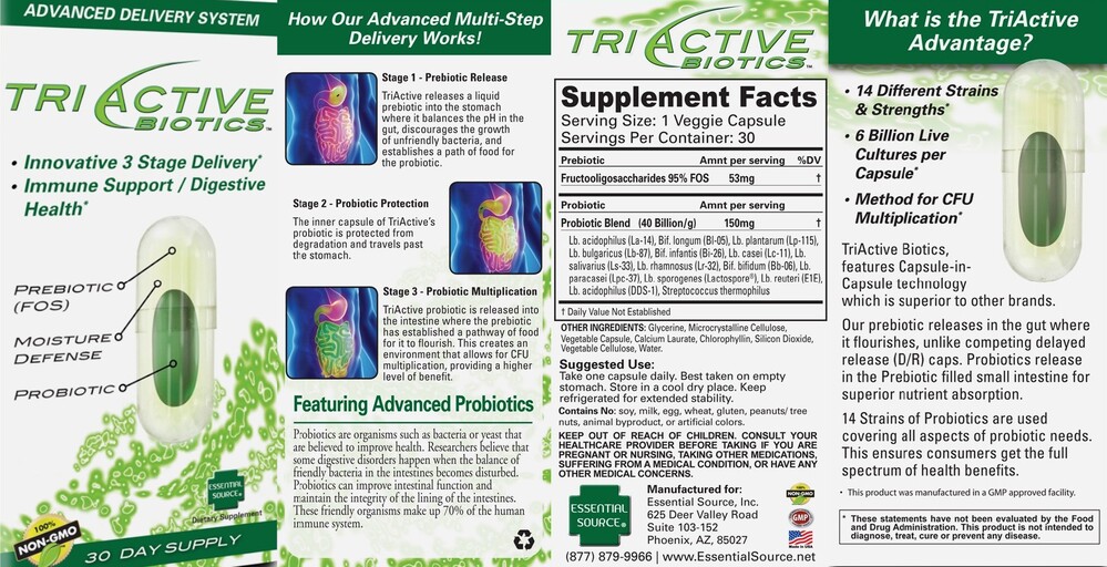 Essential Source - Tri Active Biotics - SuppCo