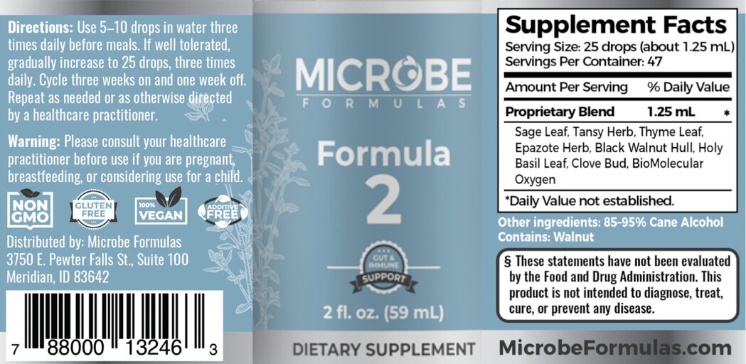 Microbe Formulas - Formula 2 - SuppCo