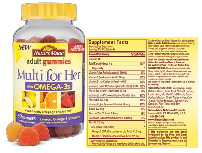 Nature Made - Multi for Her plus Omega-3s - SuppCo