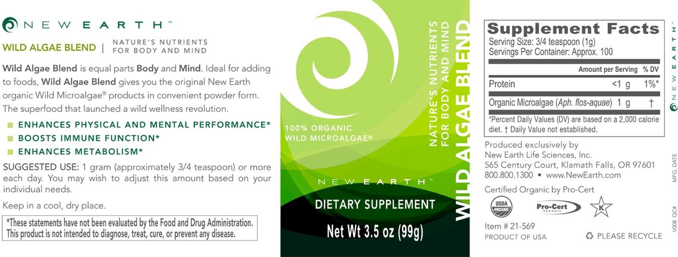 New Earth - Wild Algae Blend - SuppCo