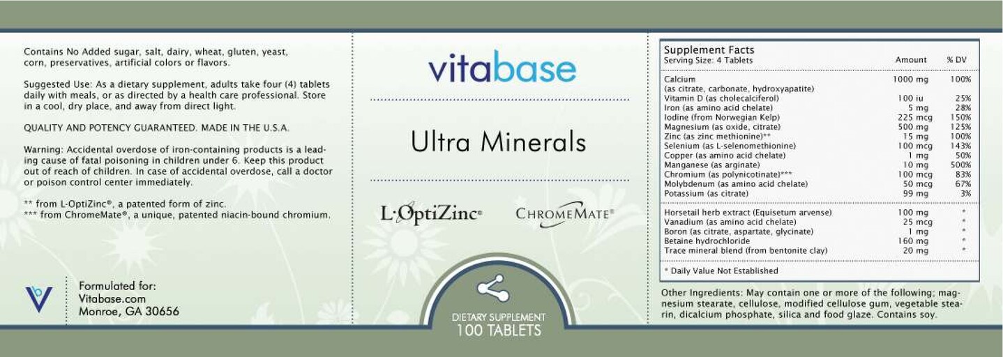 Vitabase - Ultra Minerals - SuppCo