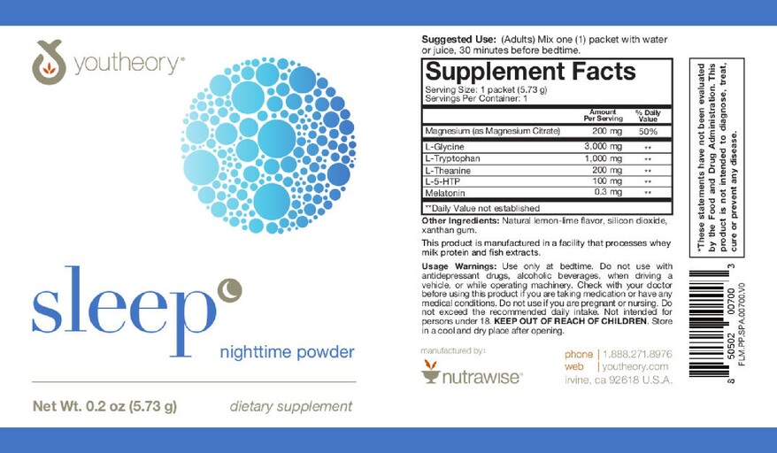 Youtheory - Sleep Nighttime Powder - SuppCo
