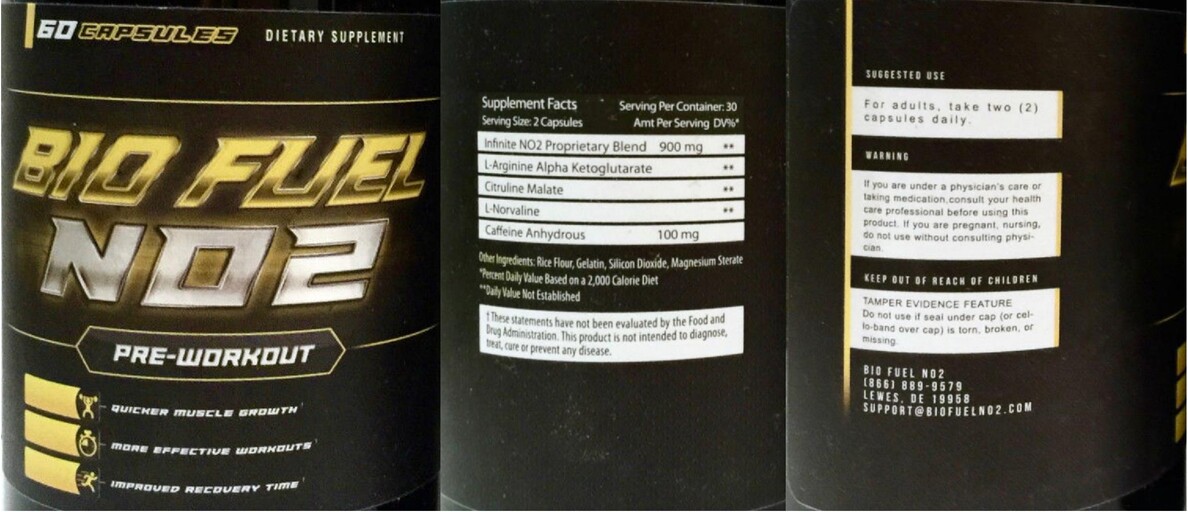 Bio Fuel NO2 - Pre-Workout - SuppCo