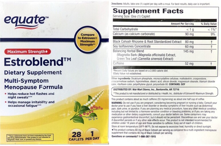 Equate - Maximum Strength Estroblend - SuppCo