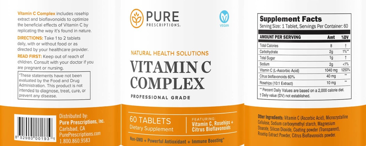 Pure Prescriptions - Vitamin C Complex - SuppCo