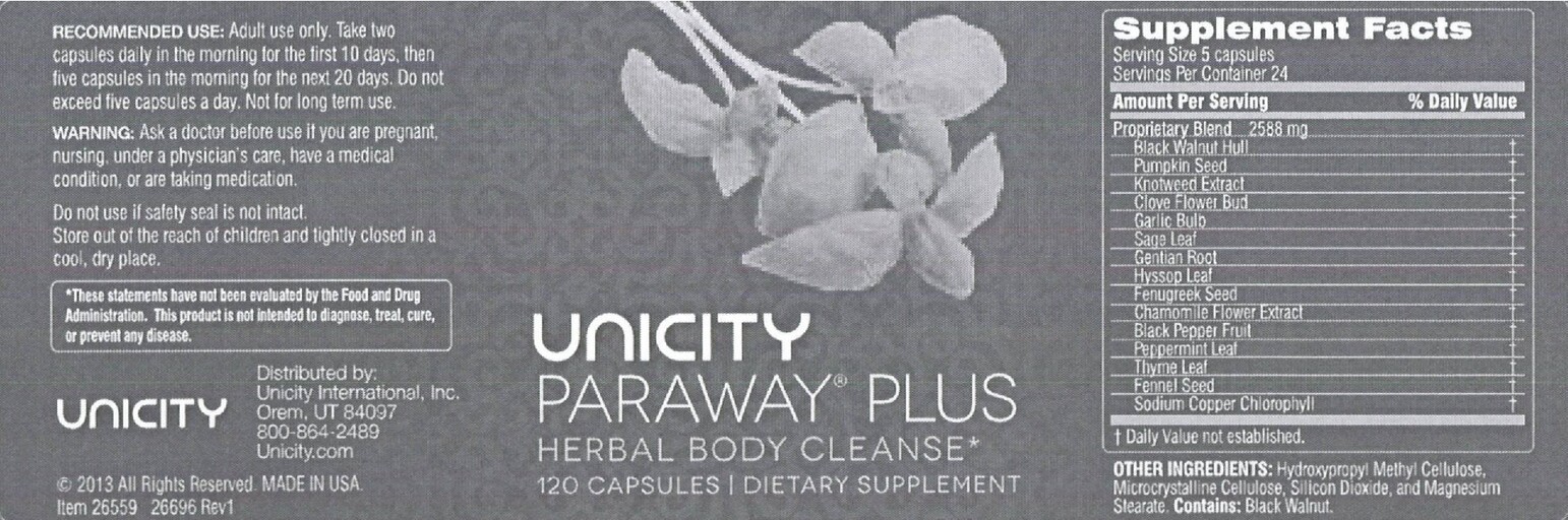 Unicity - Paraway Plus - SuppCo