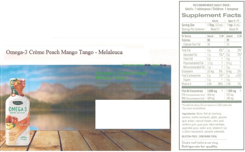 Melaleuca - Omega-3 Creme Delight Peach Mango Tango - SuppCo