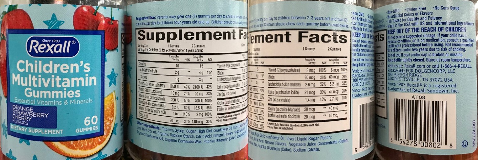 Rexall - Children's Multivitamin Gummies - SuppCo