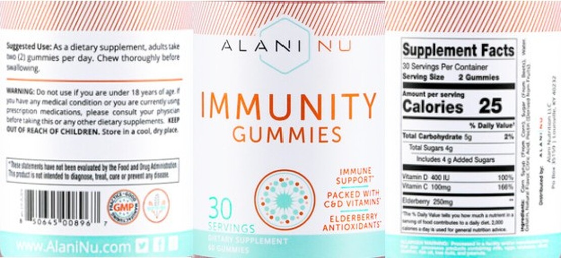Alani NU - Immunity Gummies - SuppCo