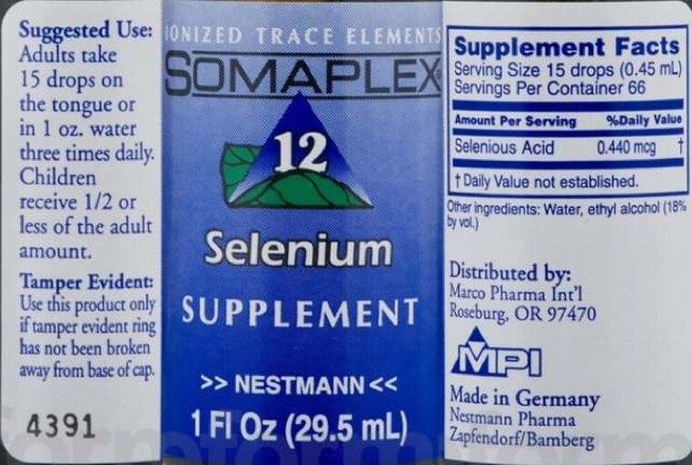 Somaplex - 12 Selenium - SuppCo
