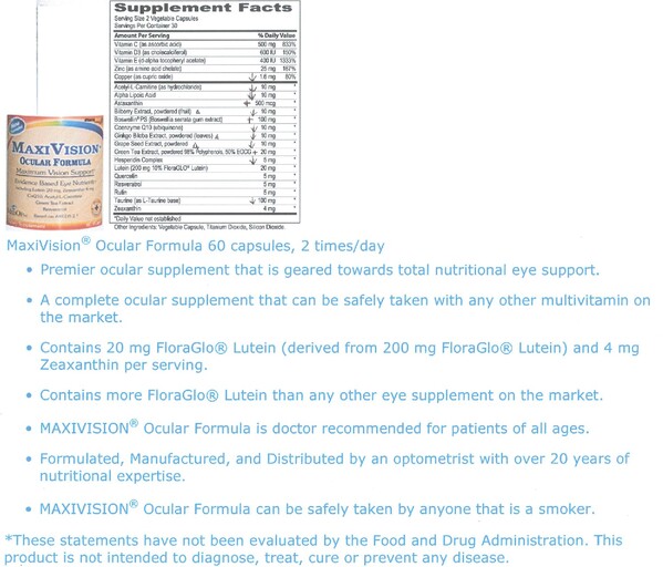 MedOp - MaxiVision Ocular Formula - SuppCo