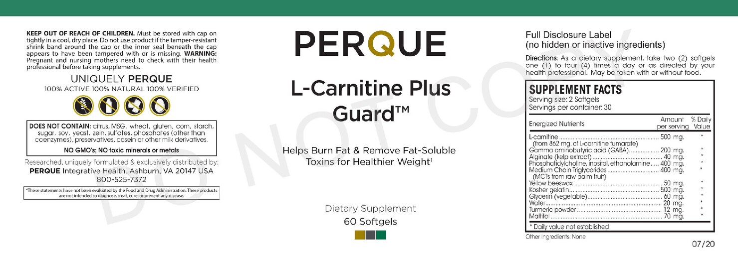 Perque - L-Carnitine Plus Guard - SuppCo