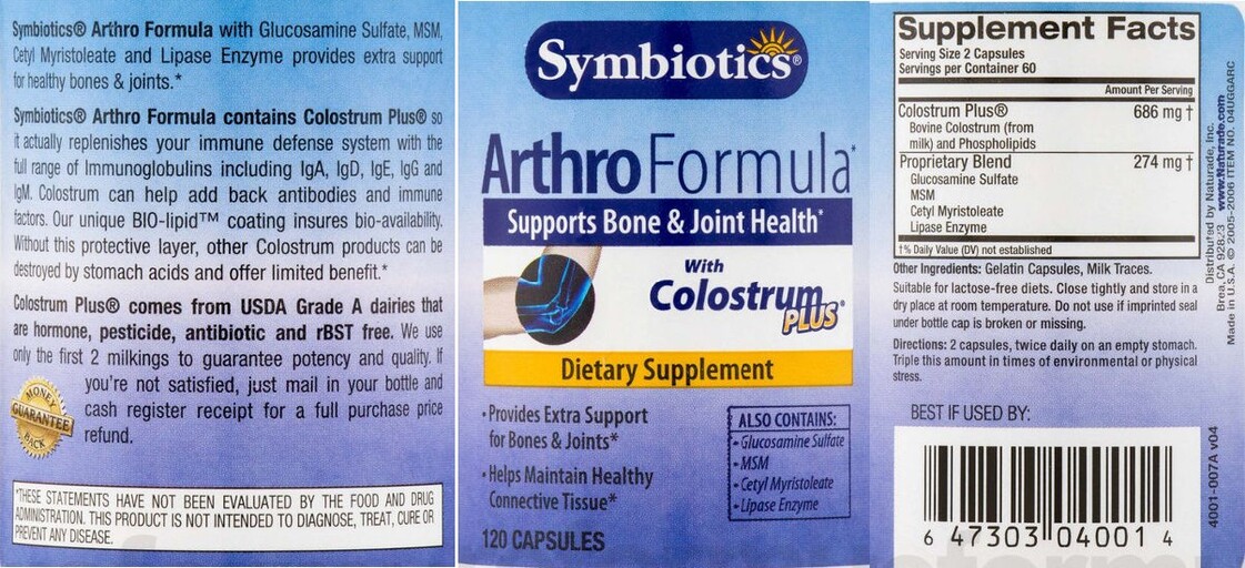 Symbiotics - Arthro Formula - SuppCo