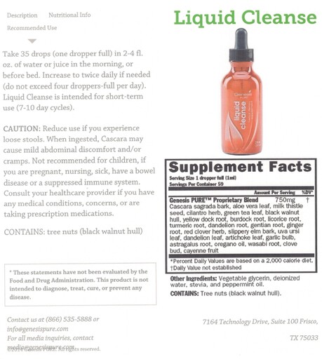 Genesis Pure - Liquid Cleanse - SuppCo